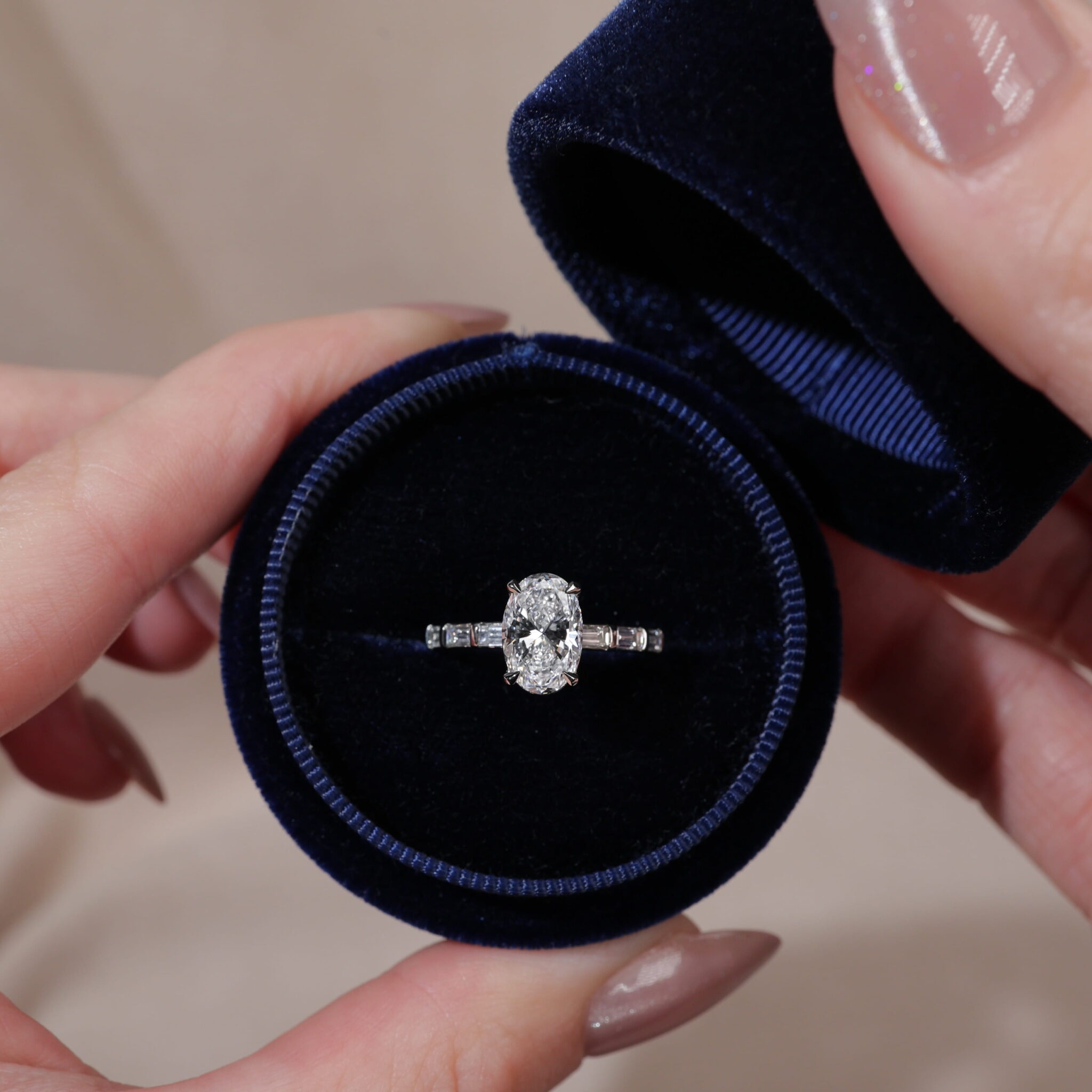 Art Deco Platinum Diamond Ring